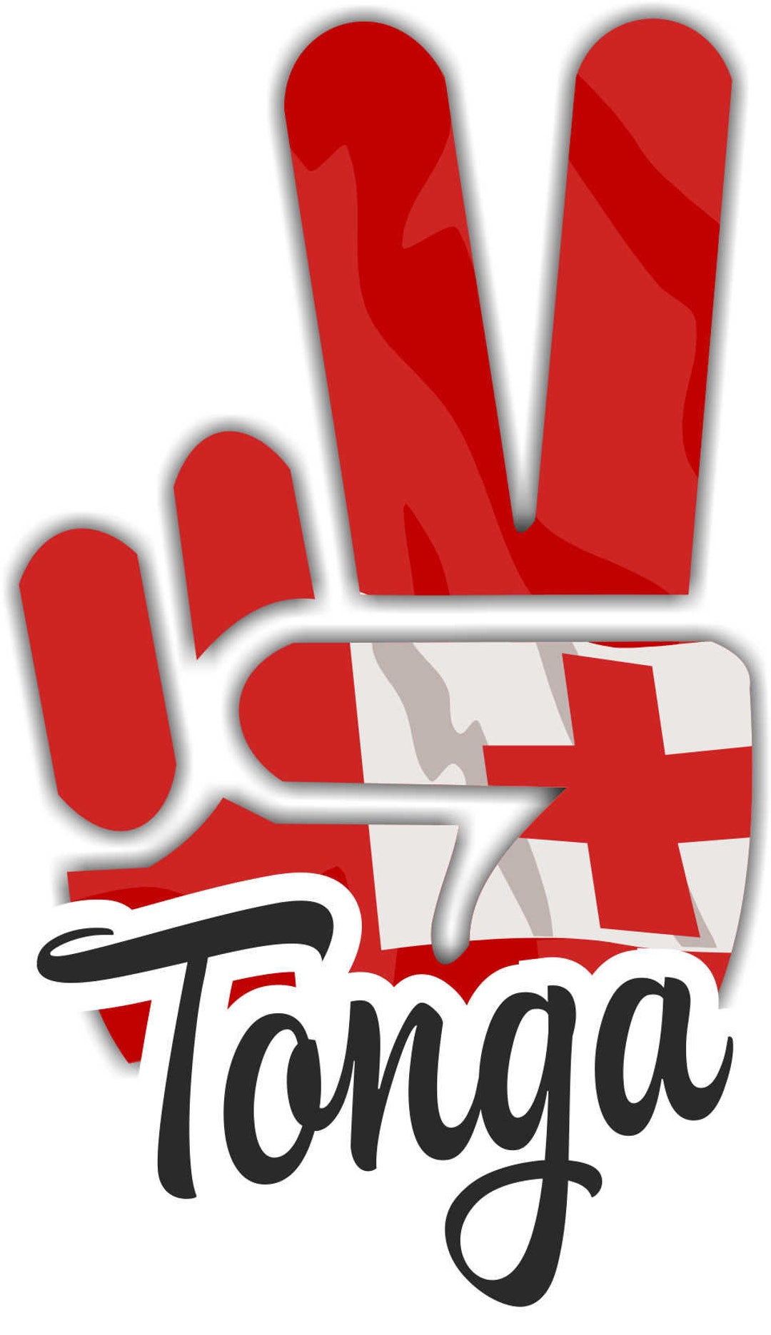 Sticker Car Sticker Tonga Victory Victory Rear Window - Etsy