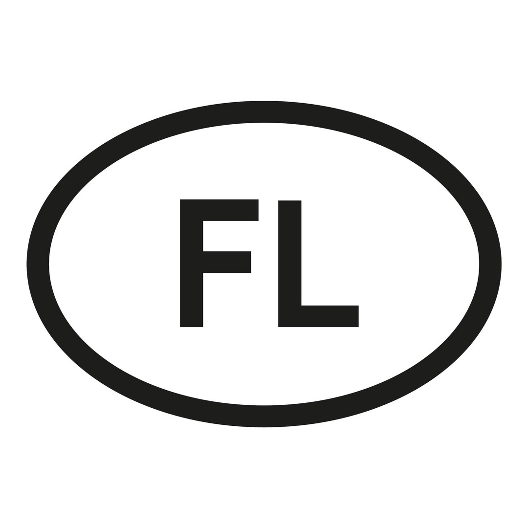 Car Sticker Liechtenstein FL 160 X 110 Mm - Etsy