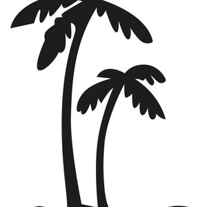 Car Sticker - Palm Trees - 120 X 90 Mm - Etsy