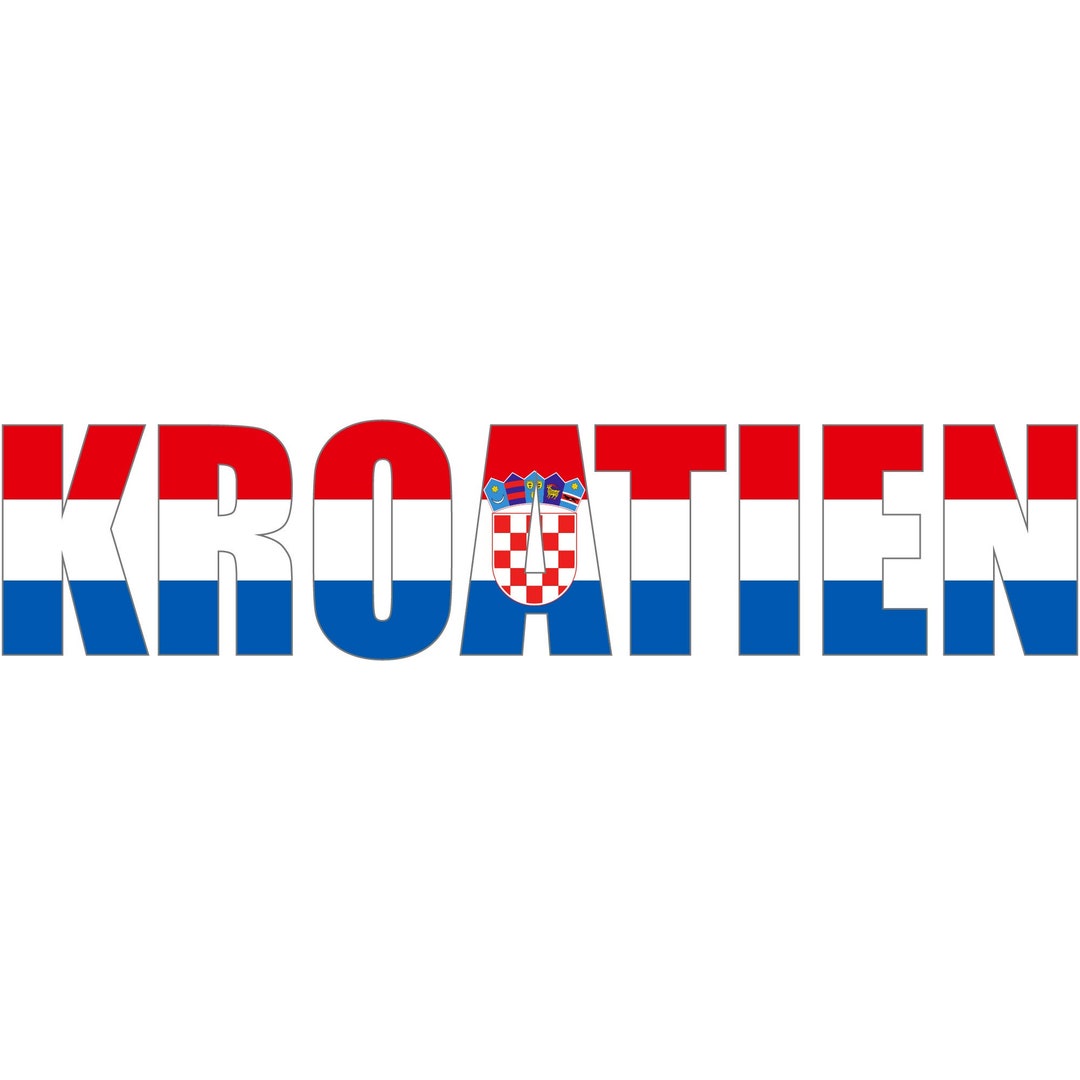 Sticker - Car Sticker - Croatia - Lettering - Rear Window Sticker - Etsy