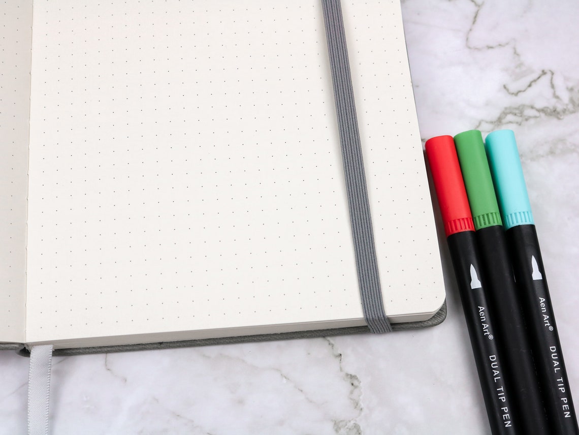 Moon Bullet Planner Moon Dotted Journal-a5 Ultra Thick 160gsm - Etsy