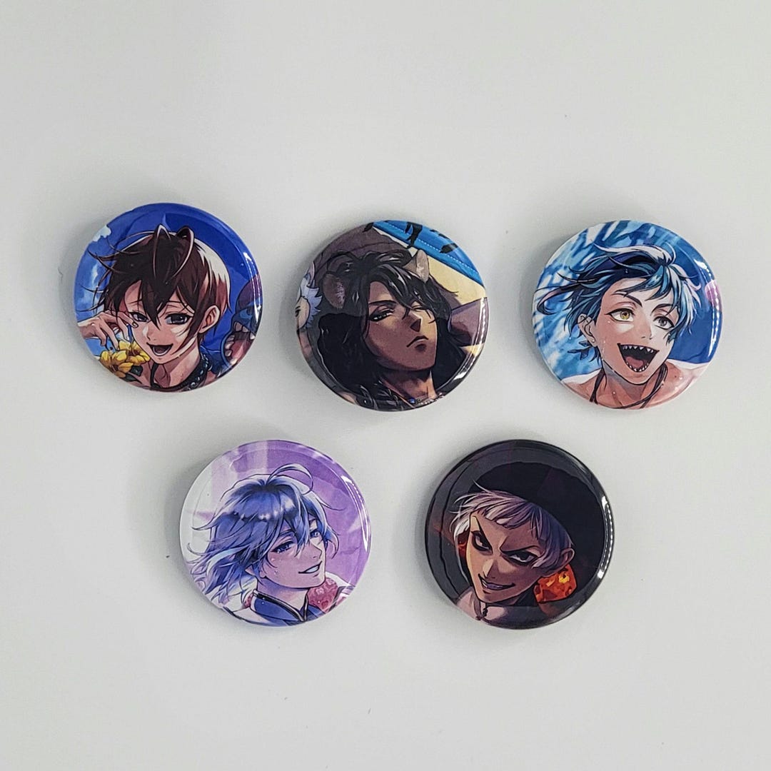 Twisted Wonderland Button Pins Etsy
