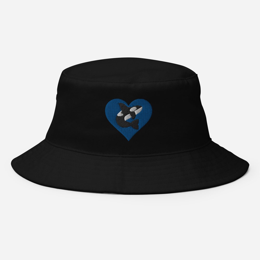 Orca Heart Bucket Hat - Etsy
