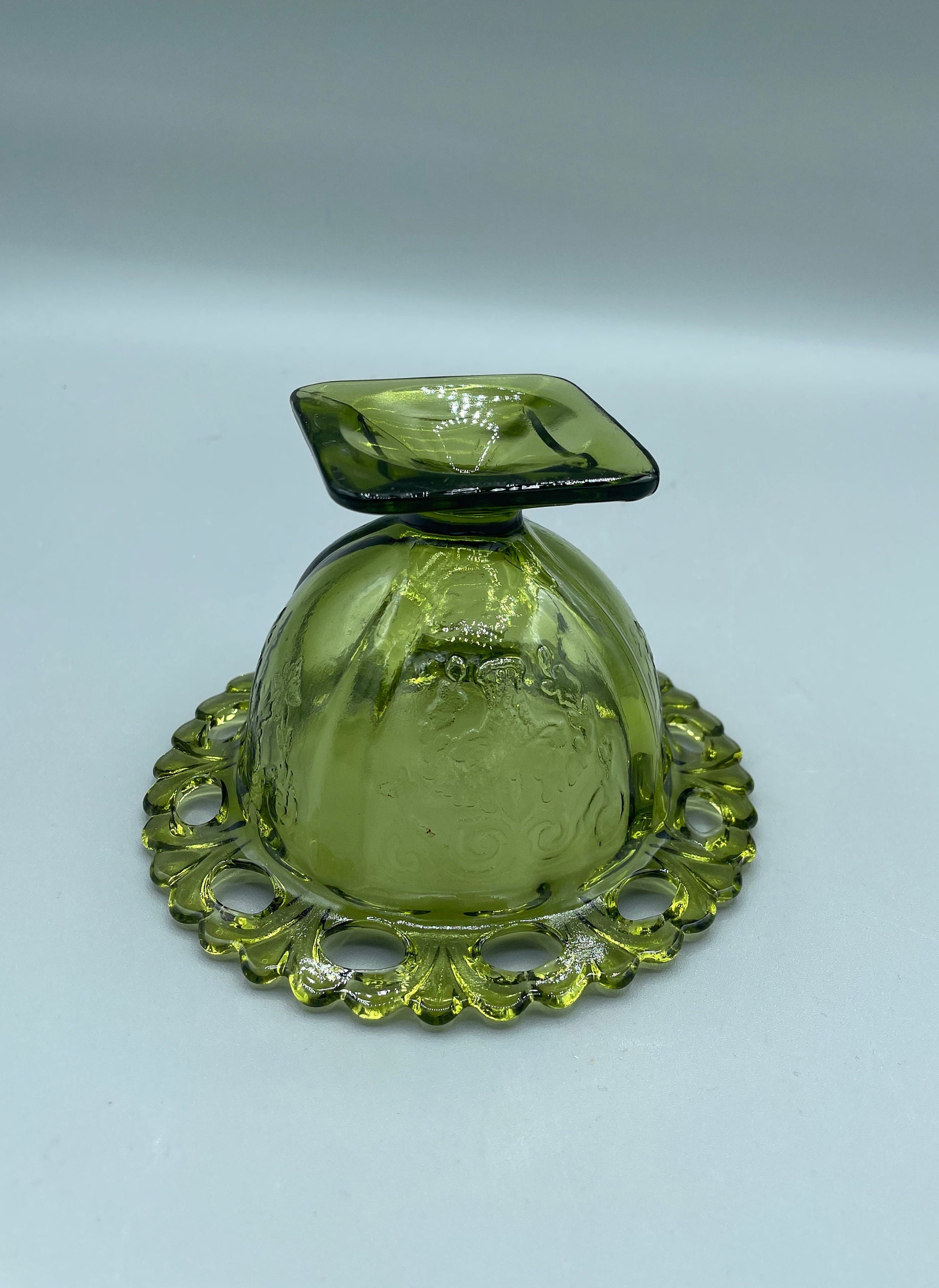 Home & Living 1960's Open Lace Edge 1970's Vintage Indiana Glass Co ...