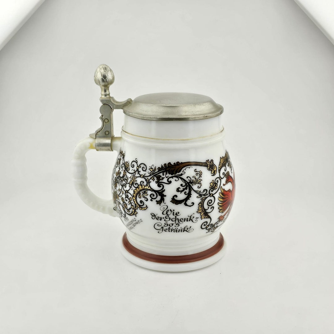 Original BMF Beer Stein Lidded Zinn Beer Mug,german Beer Stein,german ...