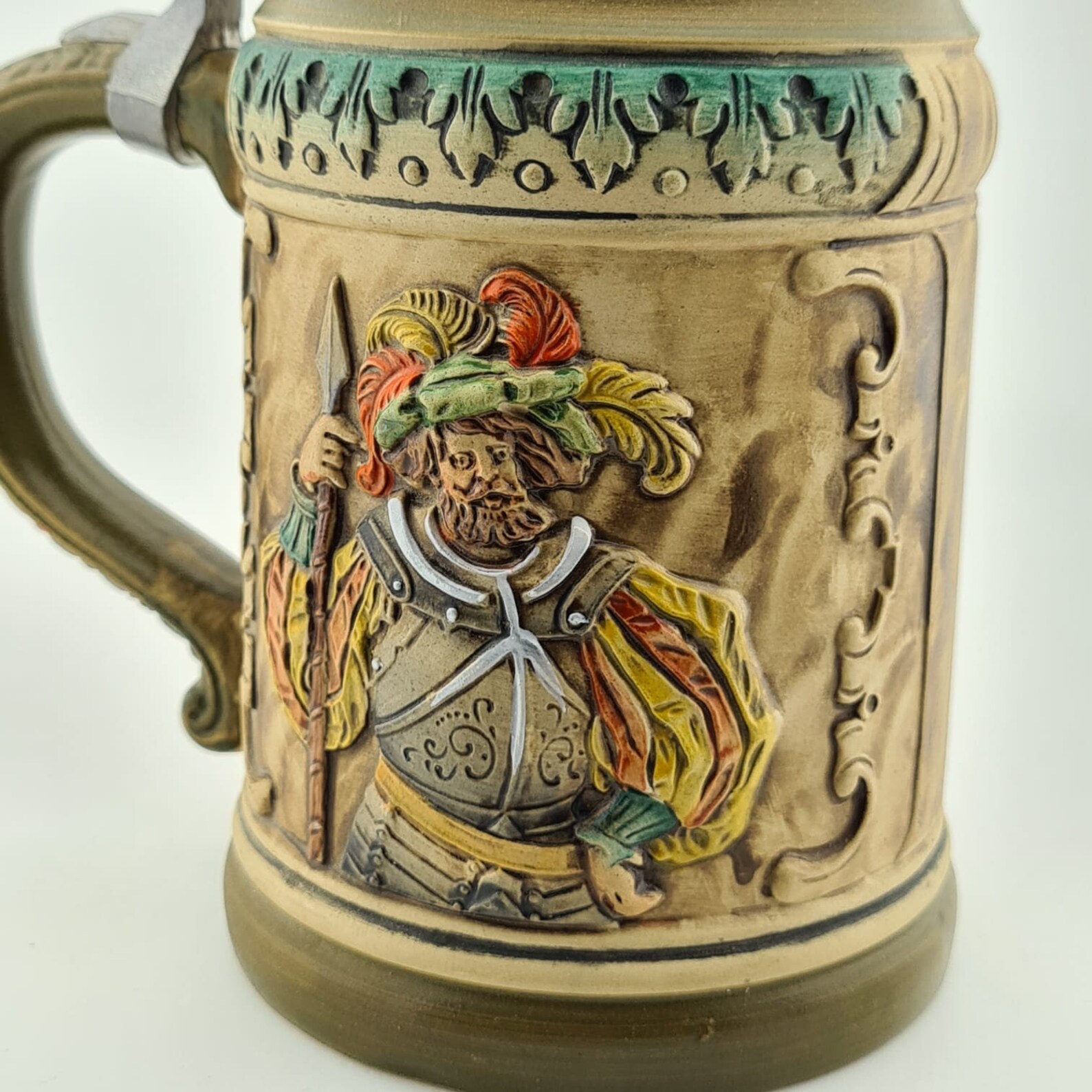 Original Gerz Beer Stein Lidded Zinn Beer Mug,german Beer Stein,german ...