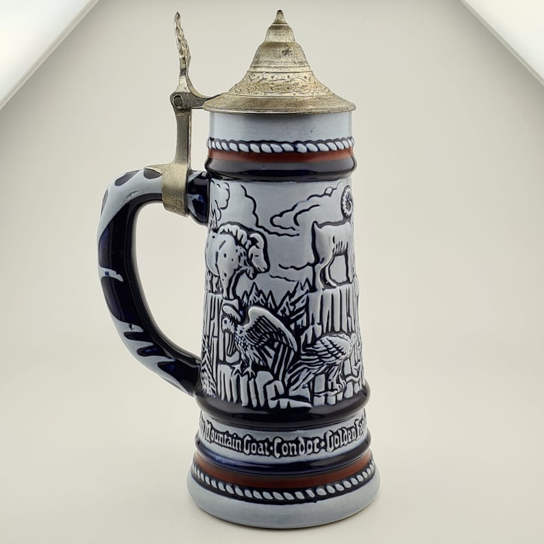 Vintage 1976 Avon Collectible Beer Stein, Vintage Avon Beer Stein With ...