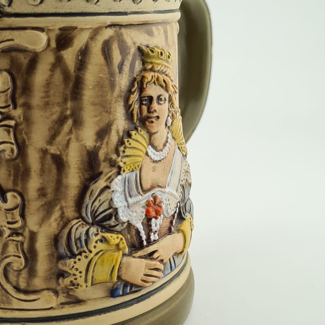 Original Gerz Beer Stein Lidded Zinn Beer Mug,german Beer Stein,german ...