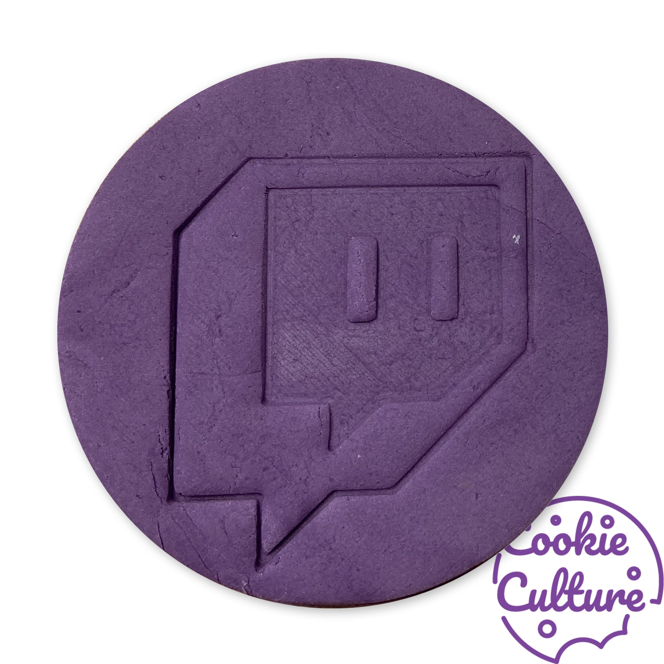 Twitch Logo Streaming Cookie Stamp Embosser Streaming Cookie Cutter ...