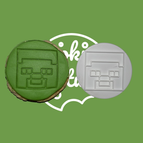 Steve Minecraft Cookie Stamp Embosser Minecraft Cookie - Etsy