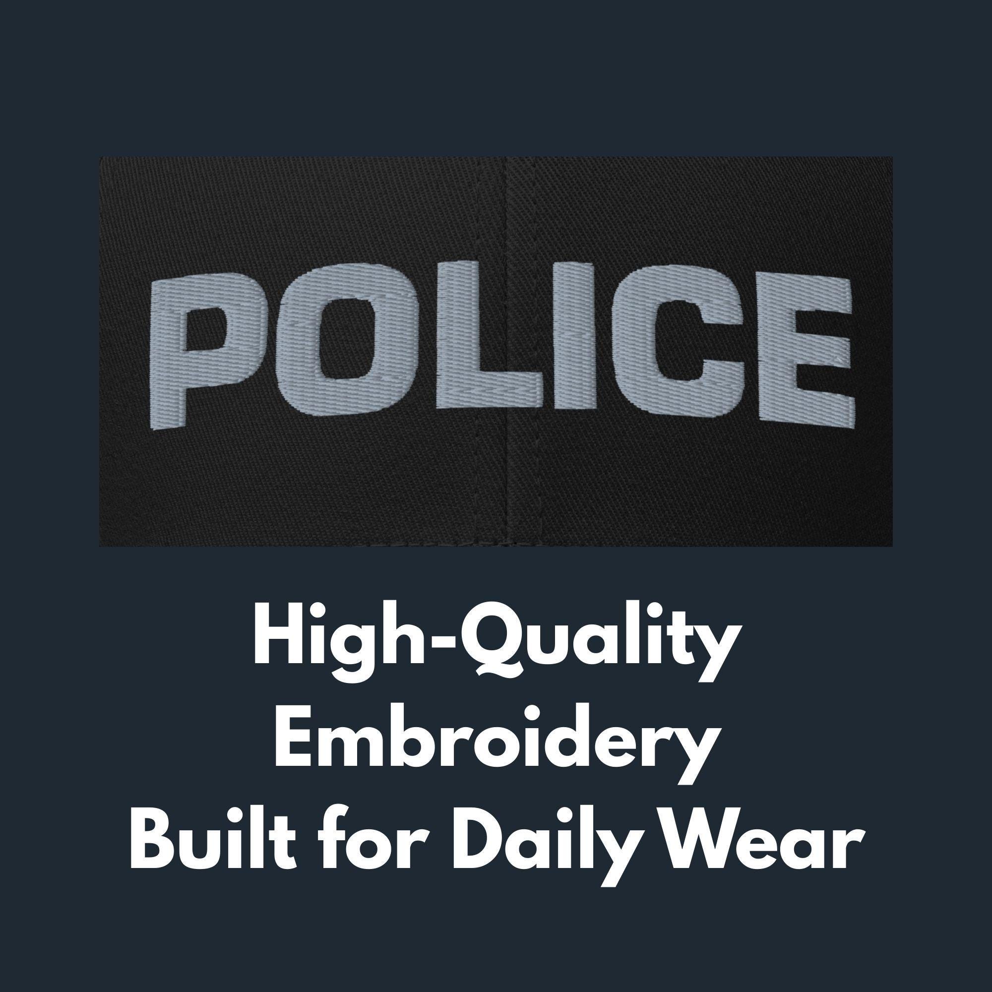 Custom Police Officer Hat – Personalized Flexfit Cap – Law Enforcement ...