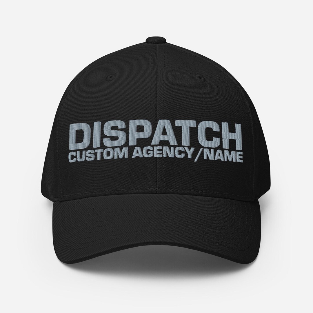 Custom Agency Dispatch Flex Hat – Personalized Flexfit Cap for 911 ...
