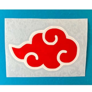 Akatsuki Anime Cloud Decal, Custom Colors and Sizes Available. - Etsy