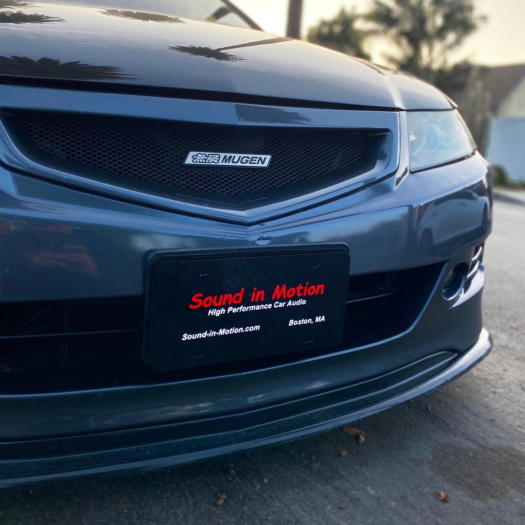 Custom Magnetic Metal License Plate Tag Cover With Custom Vinyl Design ...