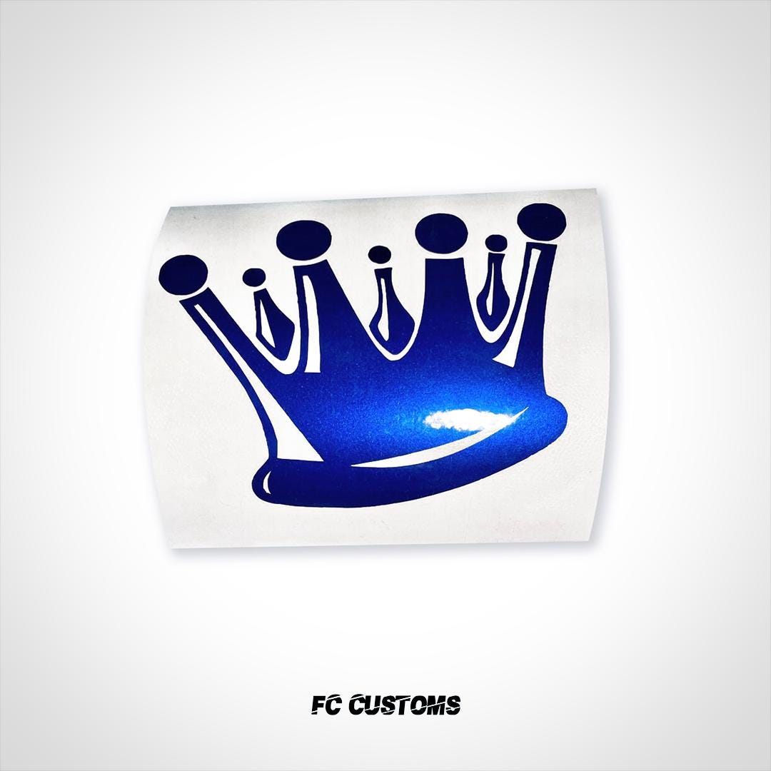 King Crown Decal (80+ Colors Available) - Etsy