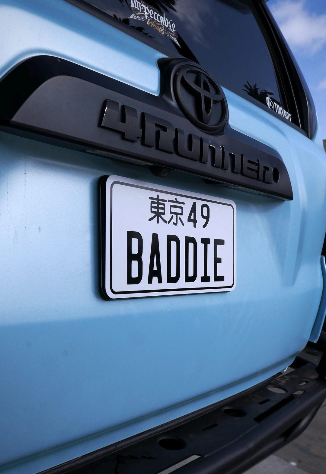 Custom Magnetic Metal Plate Cover With Custom Vinyl/sticker Design (80 ...