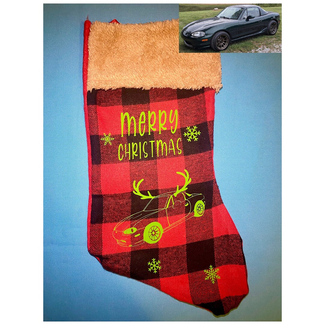 JDM Car Stocking Personalized W/ Name - Etsy