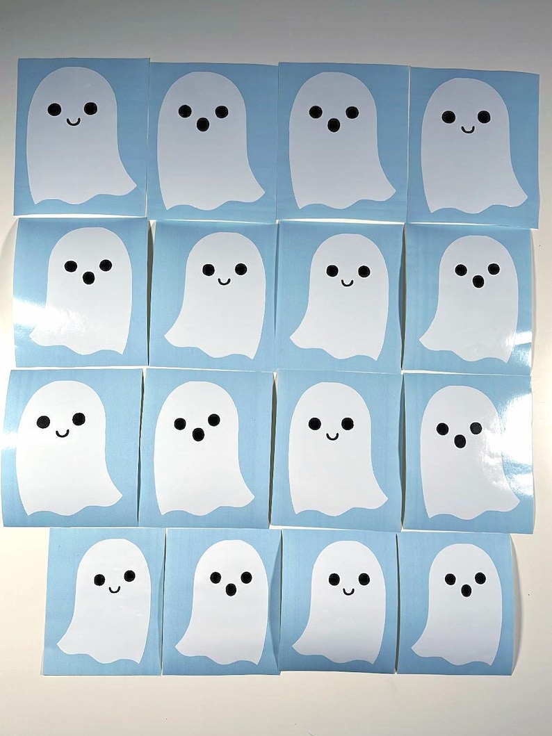 Halloween Ghosts Livery Car Decals (80+ Colors Available) - Etsy