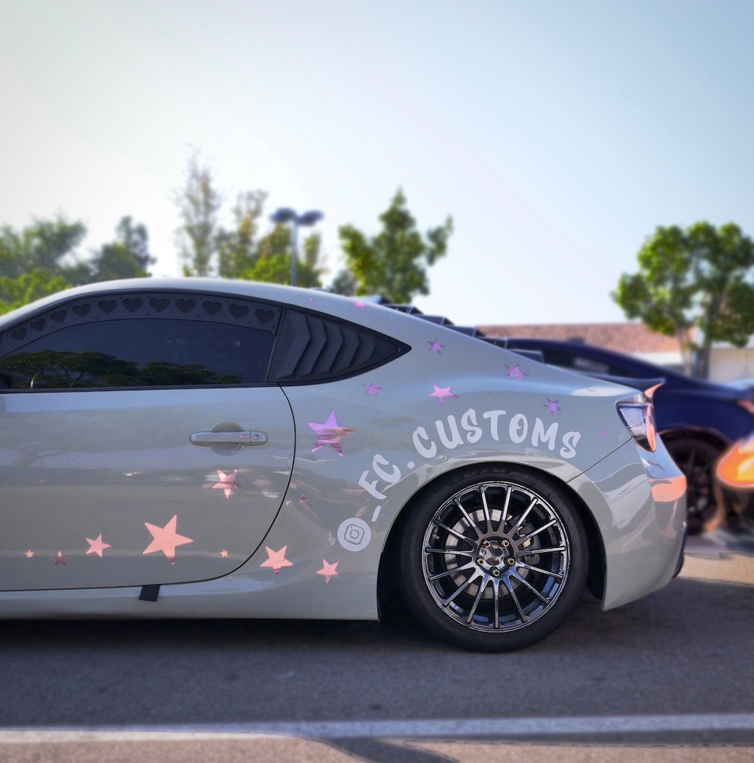 Star Livery Car Decals (80+ Colors Available) - Etsy