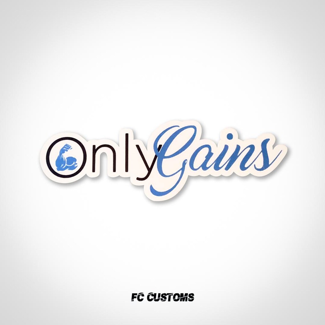 Only Gains Sticker - Etsy