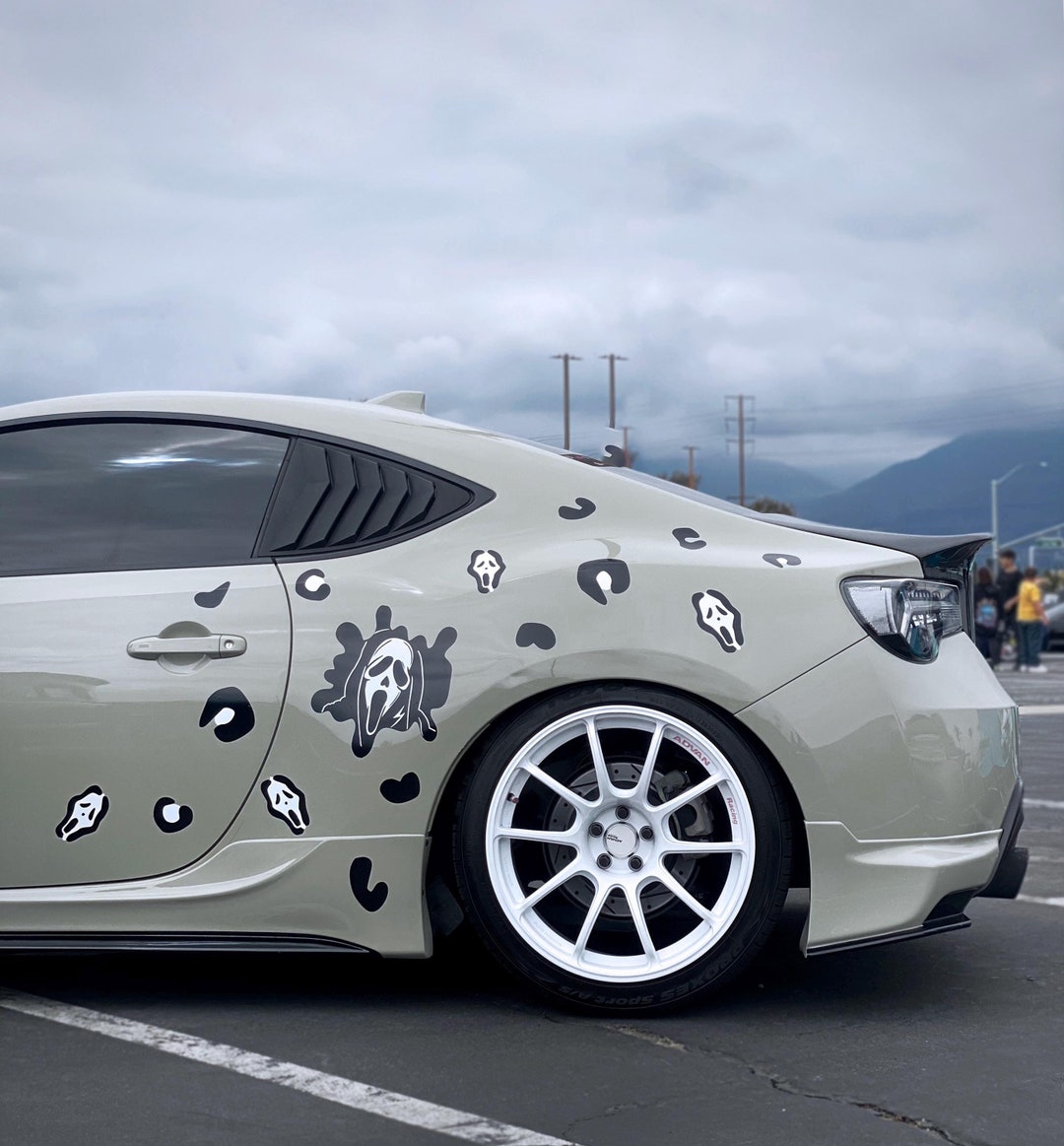 Spooky Season Cheetah Livery Car Decals (80+ Colors Available) - Etsy