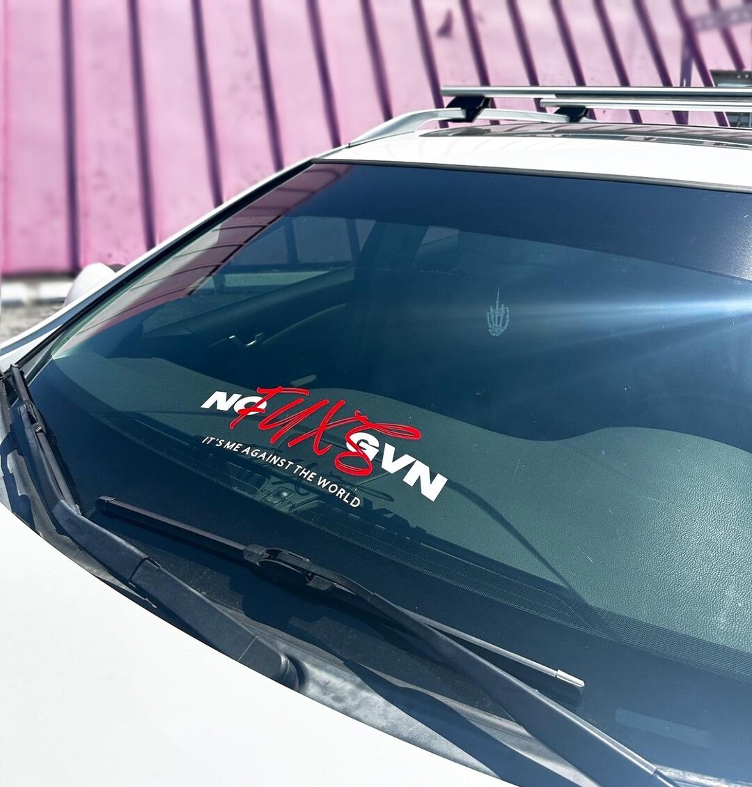 Customizable Logo Car Windshield Banner - 80+ Colors Available - Etsy