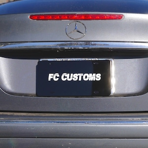 Custom Magnetic Metal Plate Cover With Custom Vinyl/sticker Design (80 ...