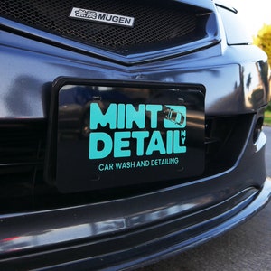 Custom Magnetic Metal Plate Cover With Custom Vinyl/sticker Design (80 ...