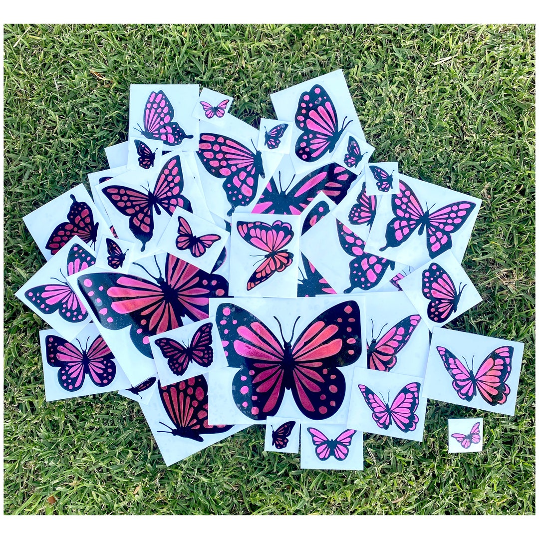 Butterfly Livery Car Decal Set 80 Colors Available - Etsy