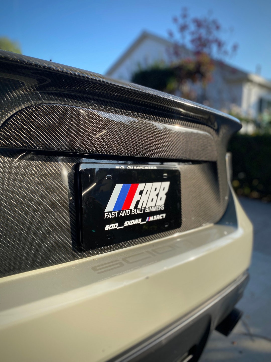 Custom Magnetic Metal License Plate Tag Cover With Custom Vinyl Design ...