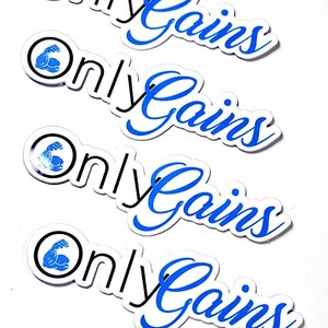 Only Gains Sticker - Etsy