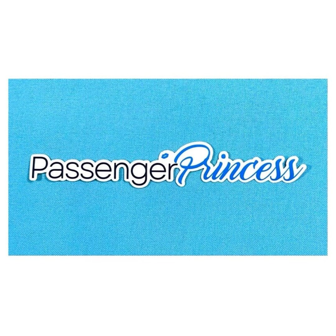 Passenger Princess Sticker / Car Stickers / Water Bottle Stickers ...