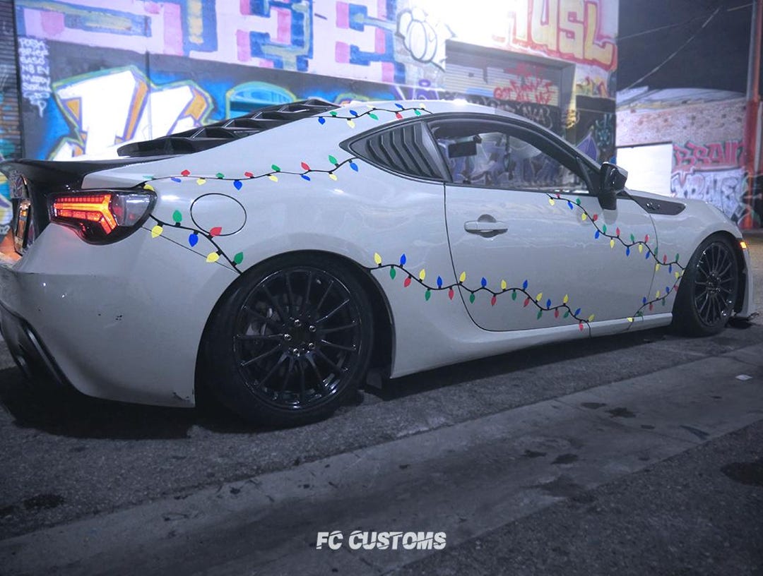 Christmas Lights Livery Car Decals - Etsy