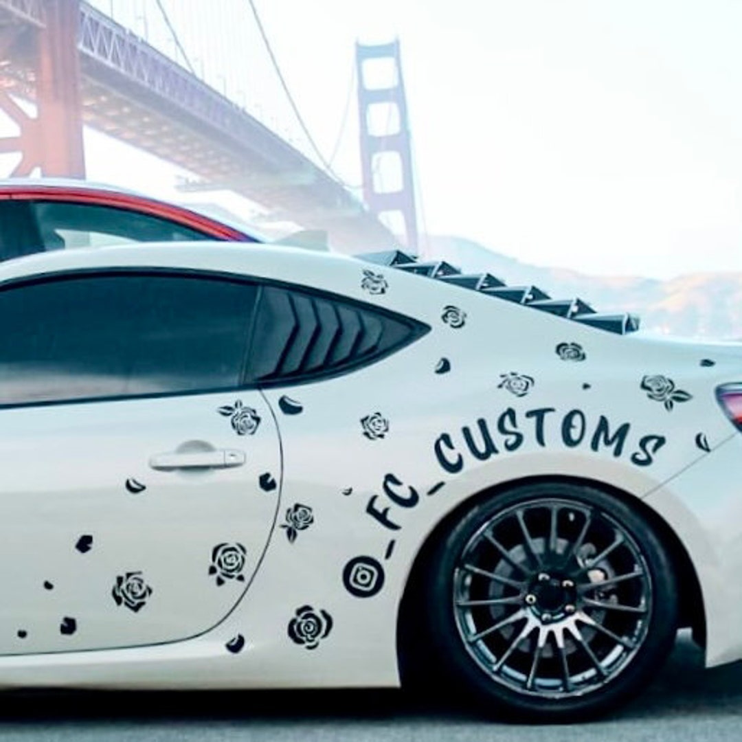 Roses Livery Car Decals (80+ Colors Available) - Etsy