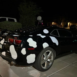 Cow Print Livery Car Decals (80+ Colors Available) - Etsy