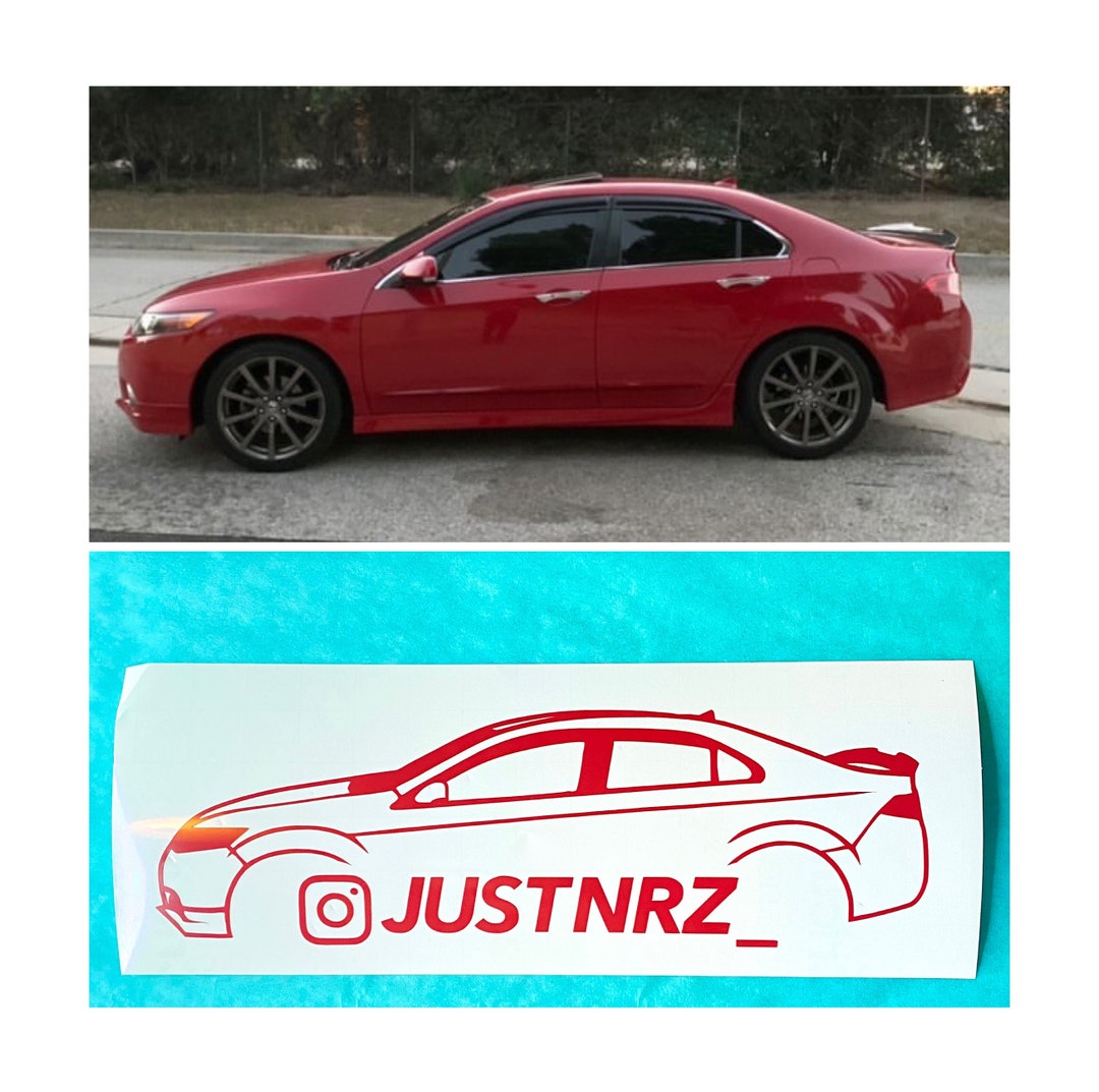 Custom Car Instagram Handle Decal many Colors Available - Etsy