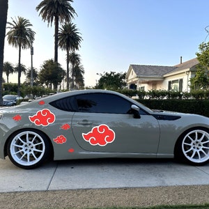 Akatsuki Anime Cloud Livery Car Decals 80 Colors Available - Etsy