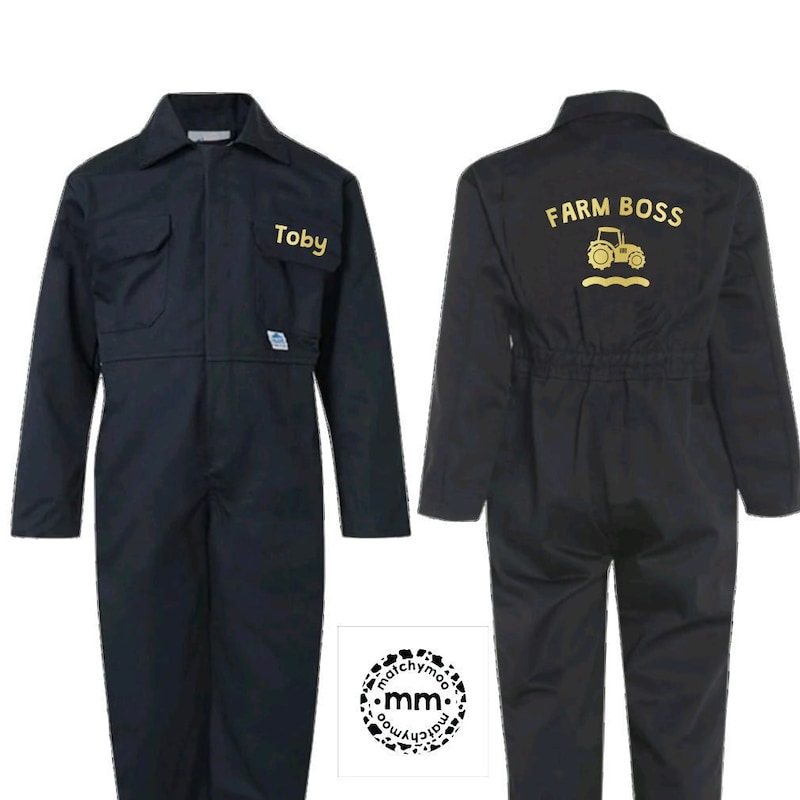 Personalised Boiler Suit - Etsy
