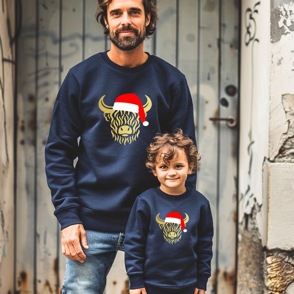 Highland Cow Jumper - Etsy UK