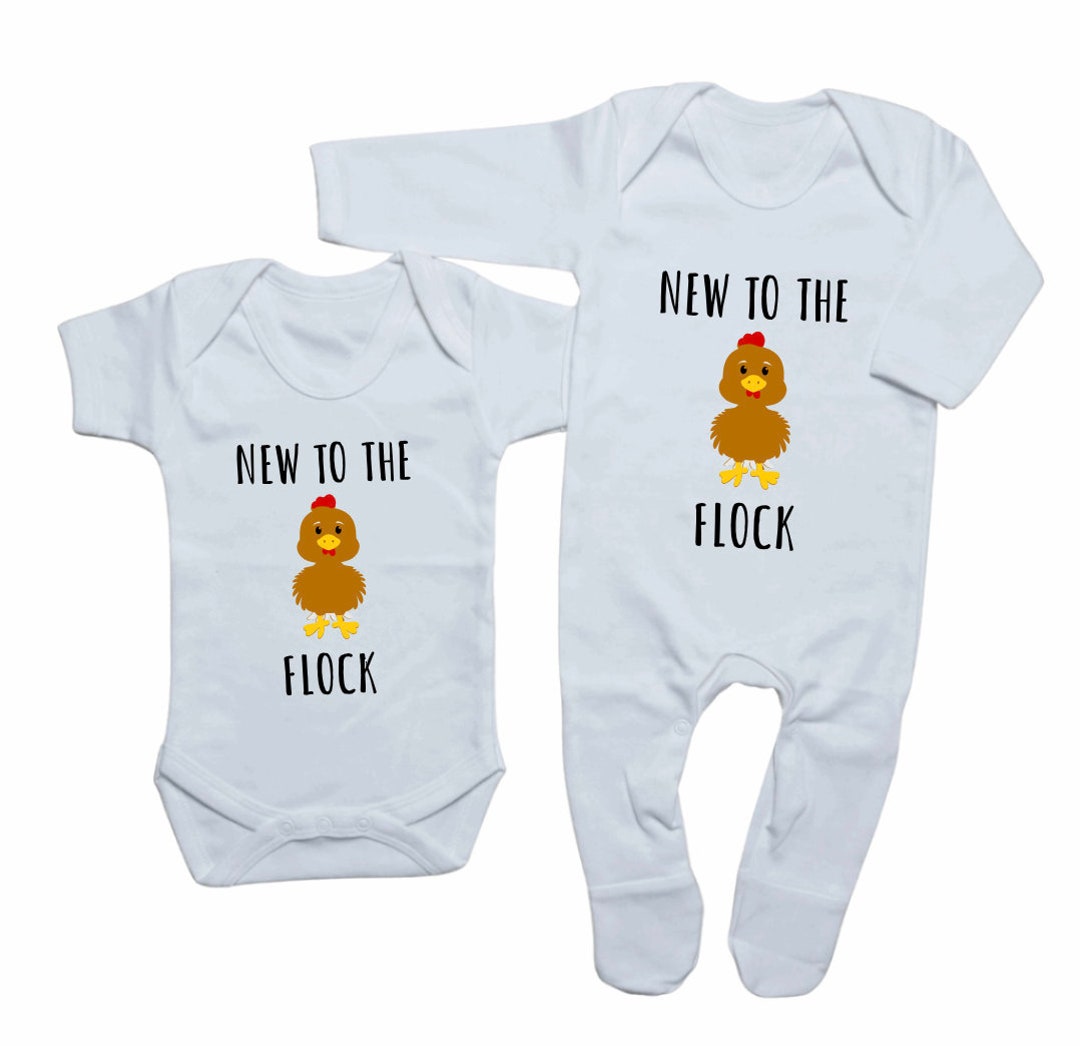 Chicken Baby Clothes - New to the Flock - Newborn Gift - Etsy