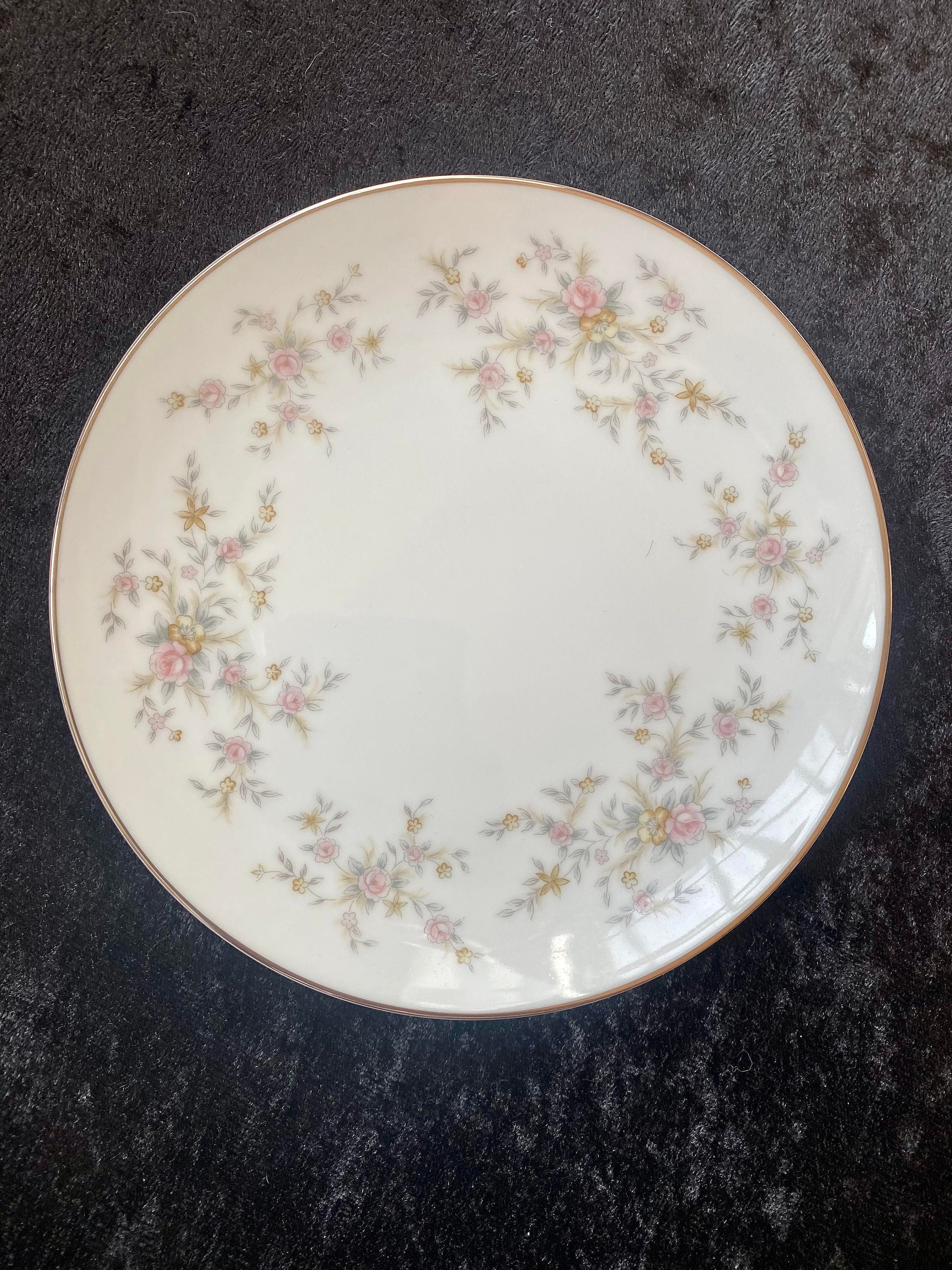 Noritake Elegant Pink and Yellow Floral Arlene 5802 Fine China 45 ...