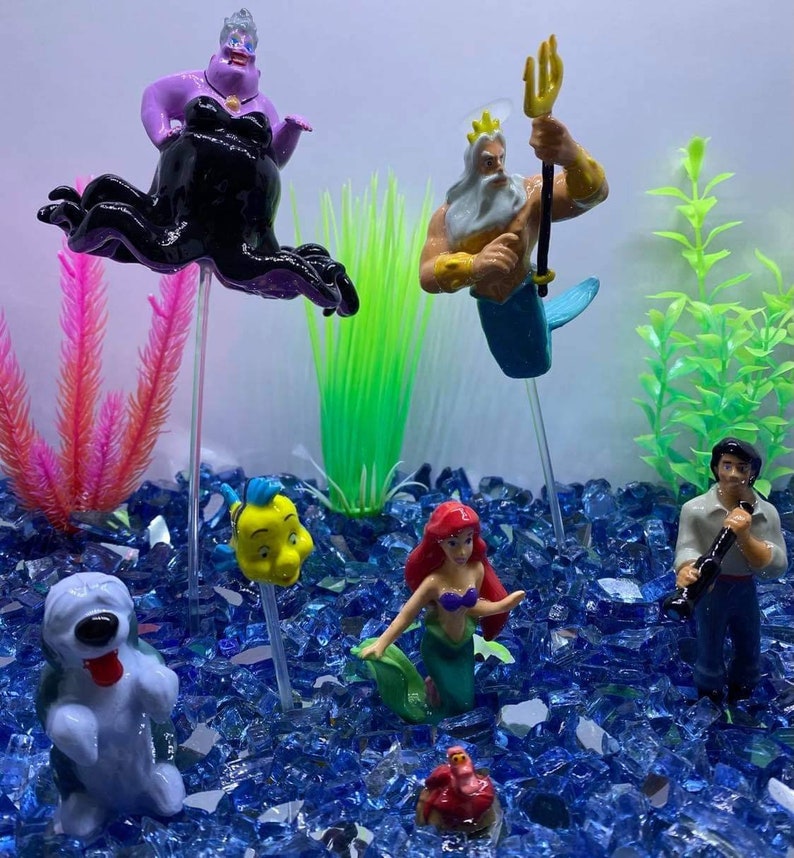 Little Mermaid Fish Tank Decor - Etsy