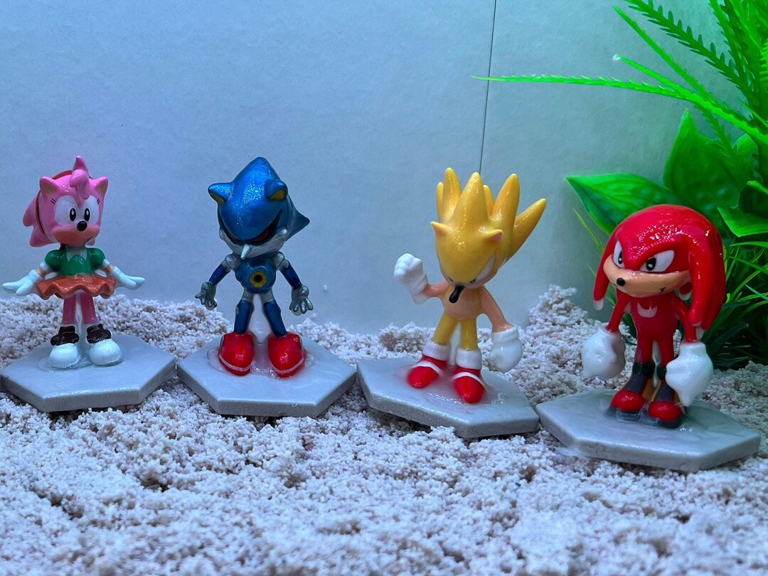 Sonic Aquarium Decor Full Set - Etsy