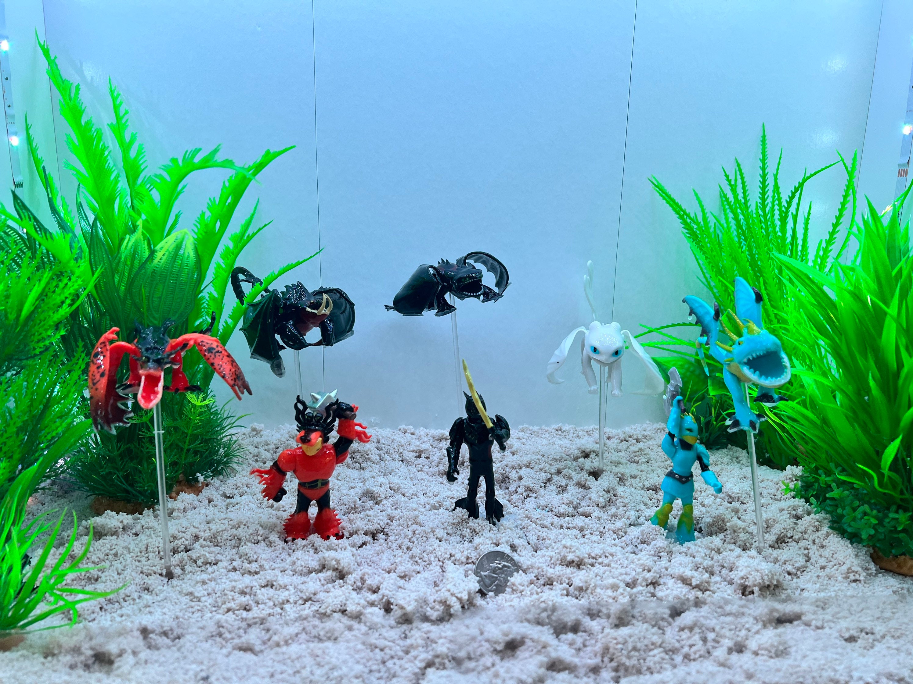 How to Train Your Dragon Fish Tank Decor full Set - Etsy