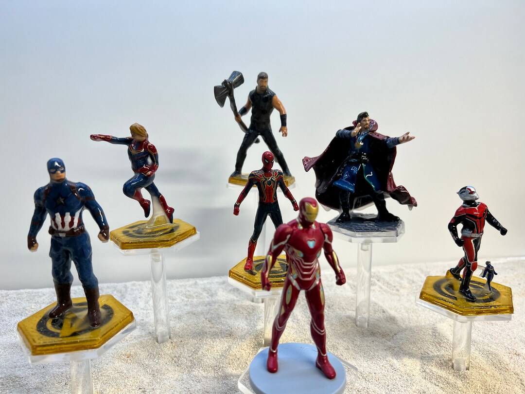 Avengers Aquarium Decor: Food-safe Superhero Figures - Etsy
