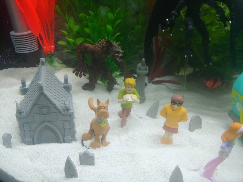 Scooby doo fish tank decor | Etsy