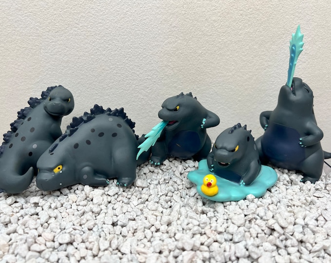 Zilla 3D Printed Action Figure - Customisable Options: Fully Painted ...