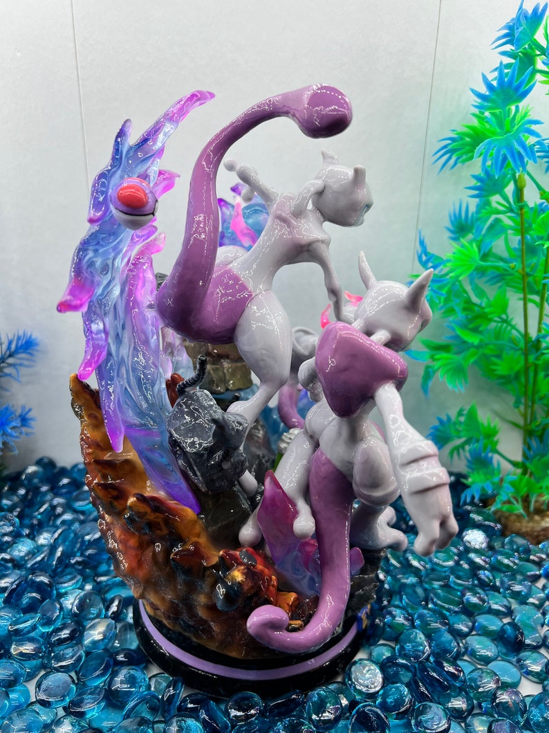 Mewtwo Mega Evolutions Premium Statue - Etsy