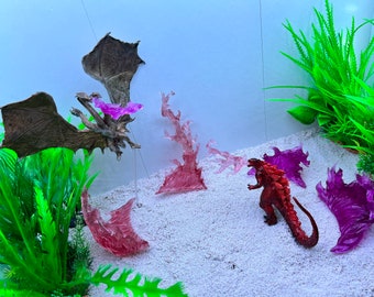 Godzilla Fish Tank Decor - Etsy