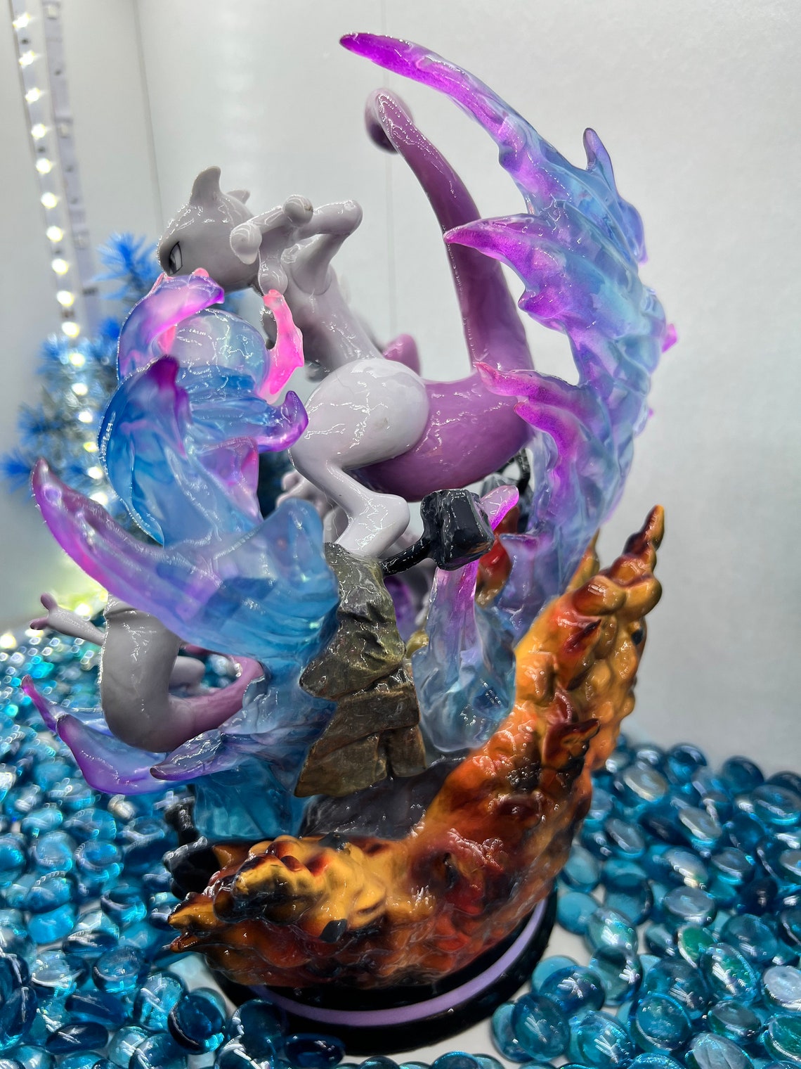 Mewtwo Mega Evolutions Premium Statue - Etsy